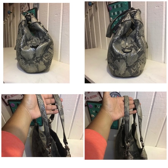 Coach | Bags | Coach Maggie Python Snake Print Handbag | Poshmark